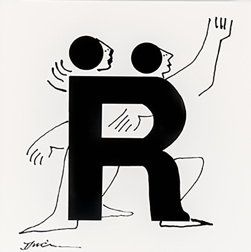 Graffiti Block Letter R